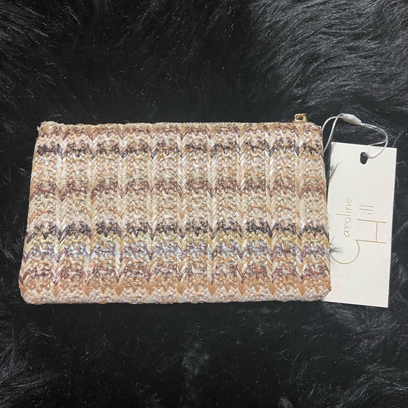 Caroline Hill | Bags | Caroline Hill Pursewristlet Cream | Poshmark